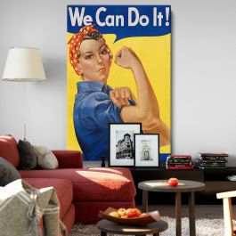 We Can Do It - Rosie the Riveter Feminist Poster by J. Howard Miller